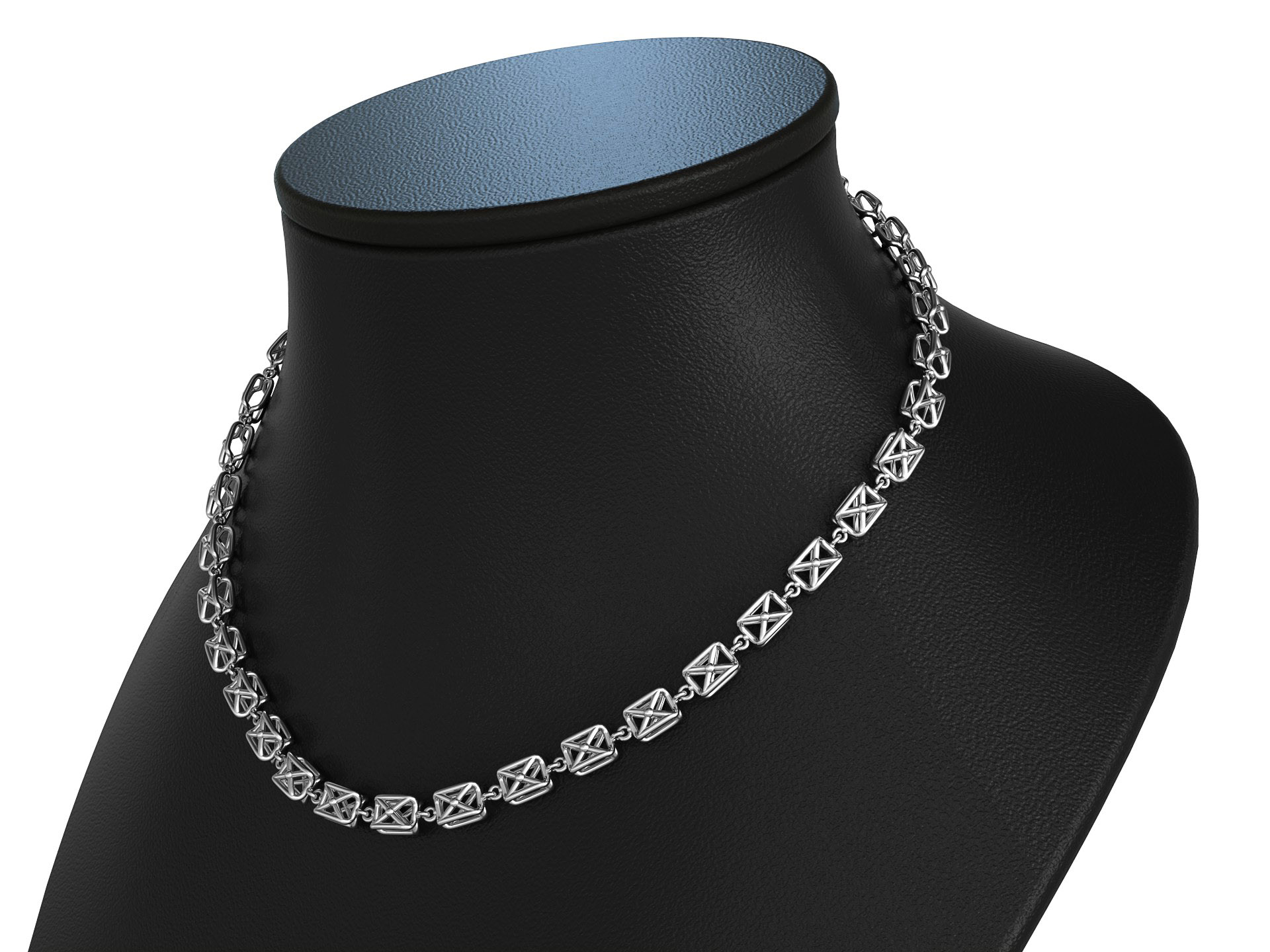 Alabaster Necklace - Sterling Silver - ODOZIAKUCHI