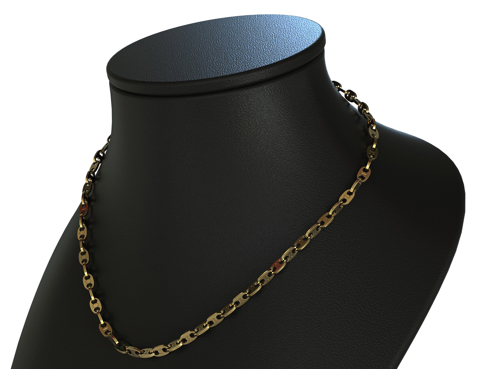 Button Chain Necklace - 18K Gold - ODOZIAKUCHI