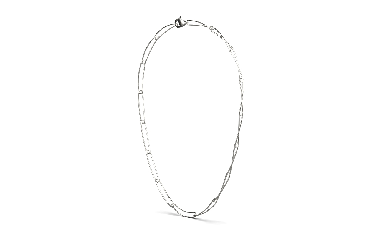 Hannah Necklace - Platinum - ODOZIAKUCHI